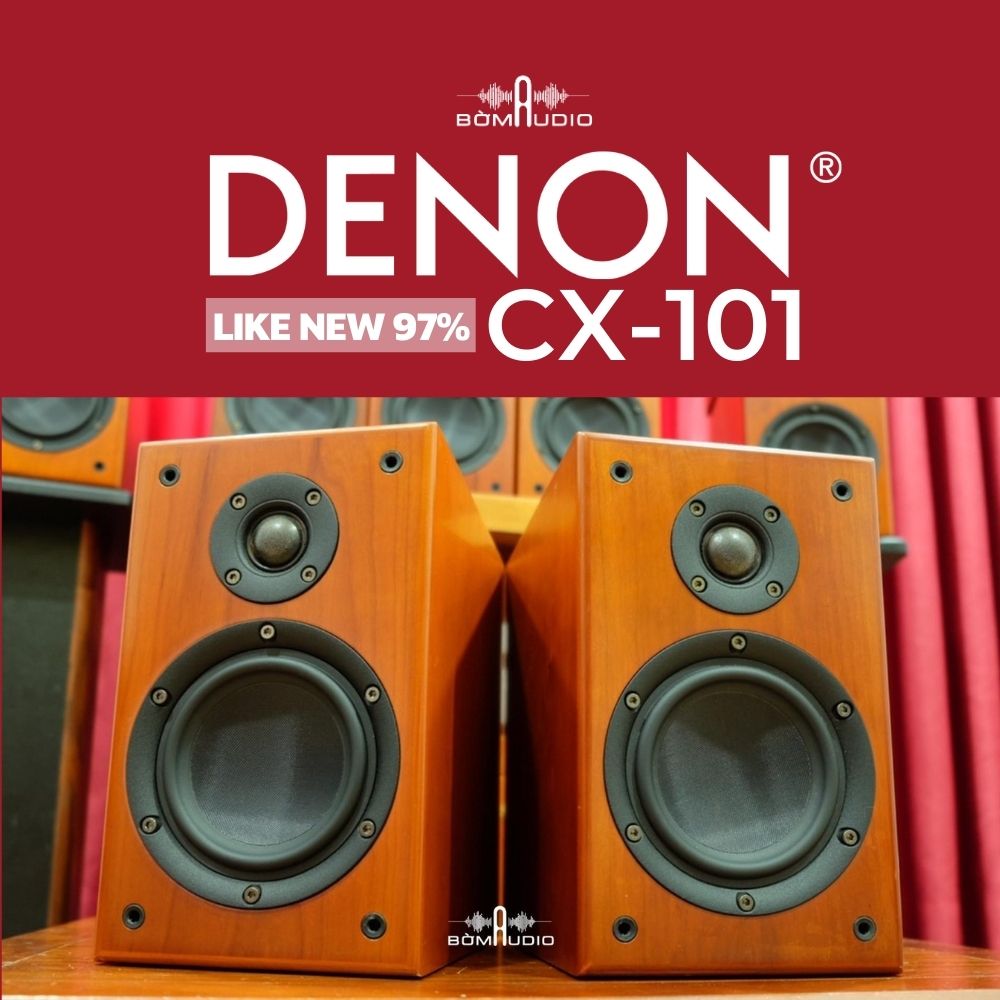 [LIKENEW 97%] Loa Bookshelf DENON CX-101 - Bờm Audio - Giải Pháp Công Nghệ Nghe Nhìn Hi- Fi Audio