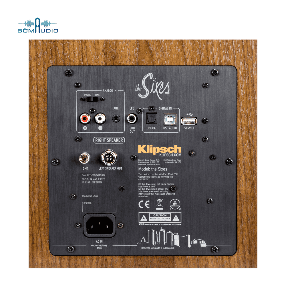 Loa Bookshelf Active Klipsch The Sixes hàng chính hãng - Bomaudio