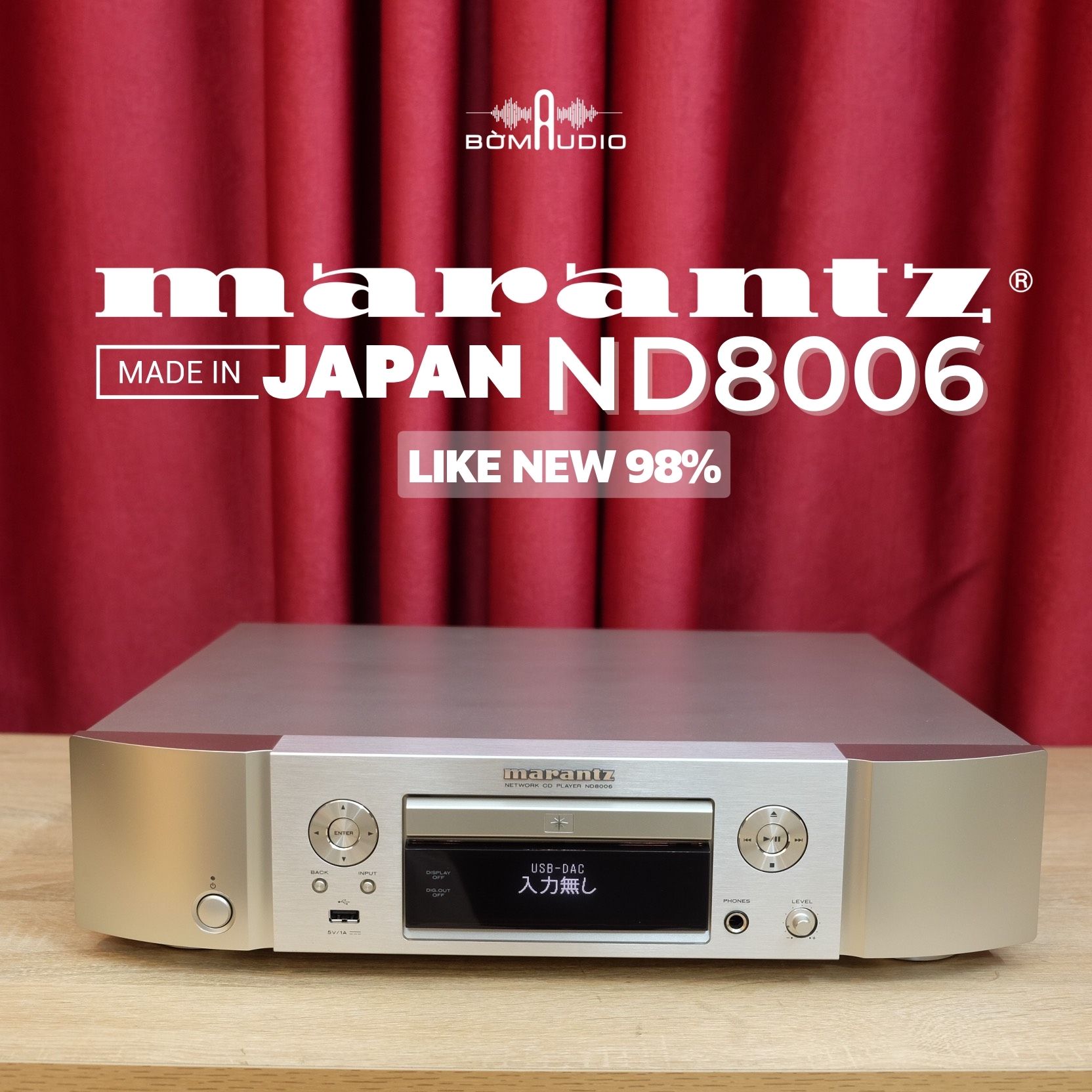 [LIKENEW 98%] Đầu CD Kiêm DAC MARANTZ ND8006 - Bờm Audio - Giải Pháp Công Nghệ Nghe Nhìn Hi- Fi ...